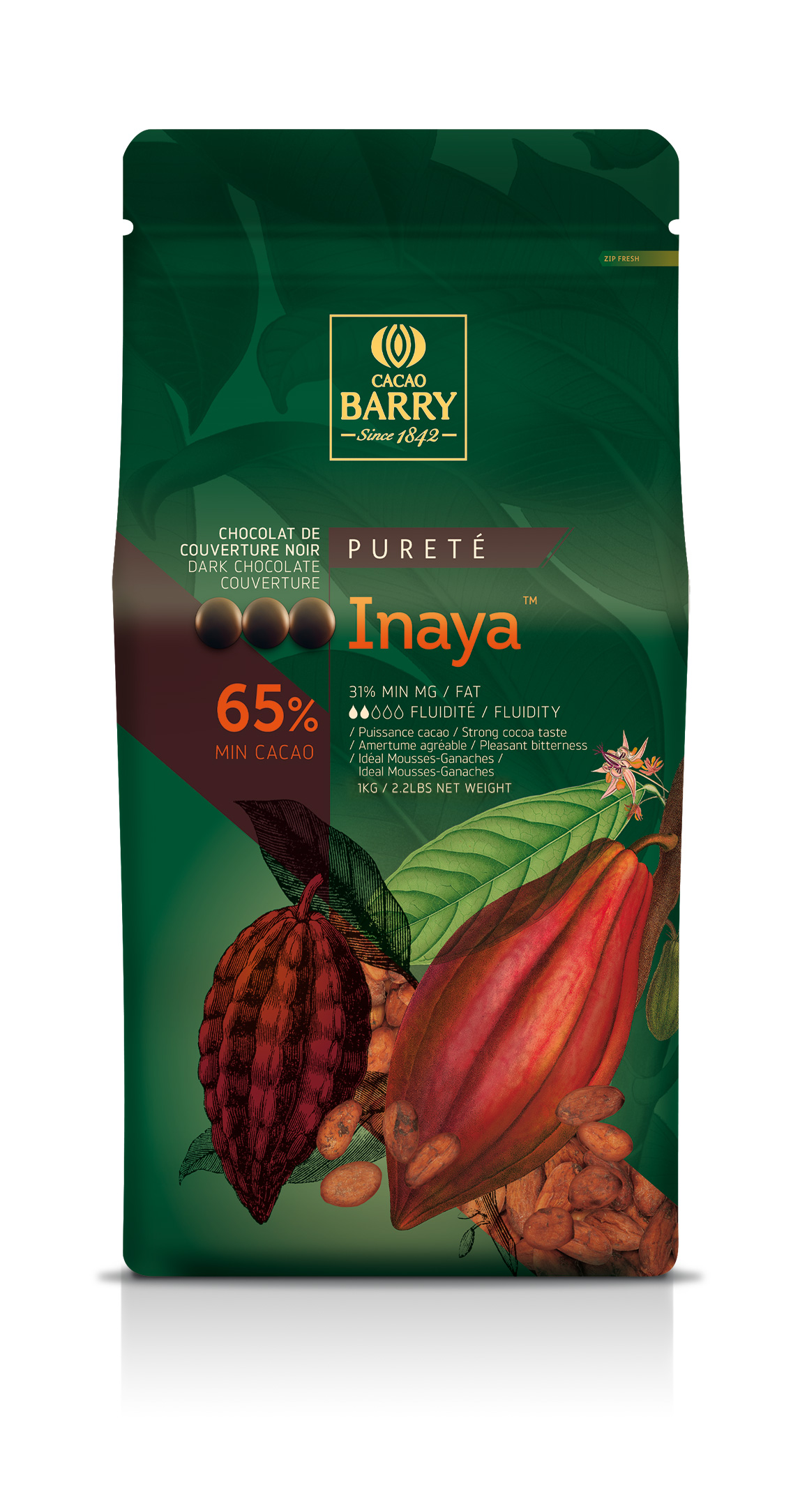 Cacao Barry - Chocolate Amargo Purete Extra Bitter Guayaquil Cacao ...